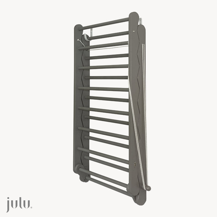 Laundry Ladder Pine Wall Mounted Clothes Drying Rack – Julu